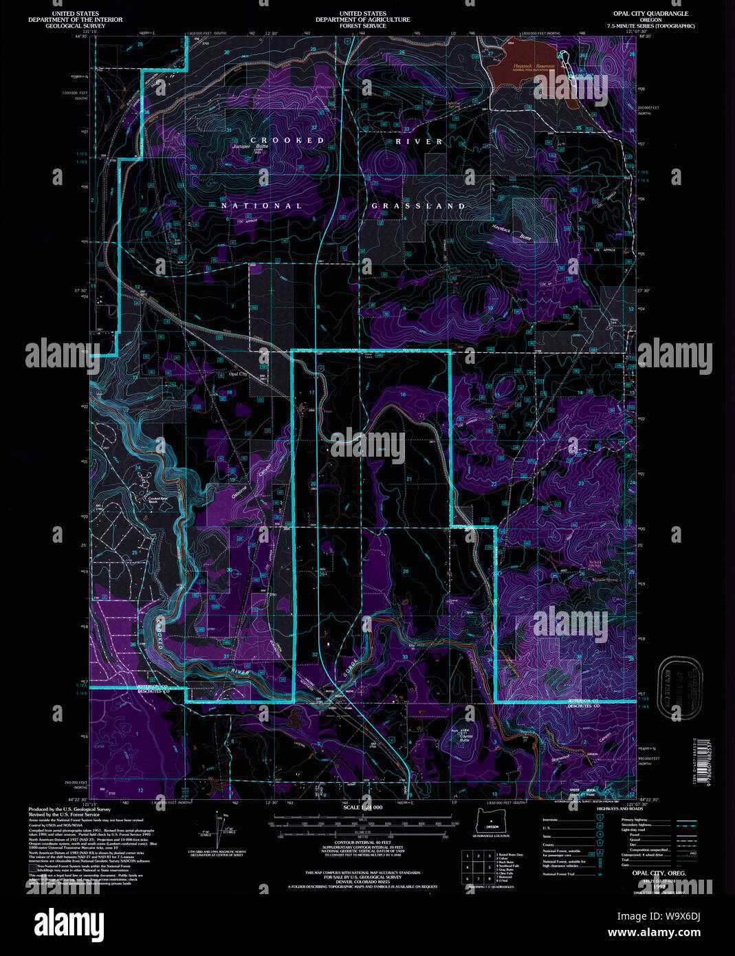 Map of opal hi-res stock photography and images - Alamy