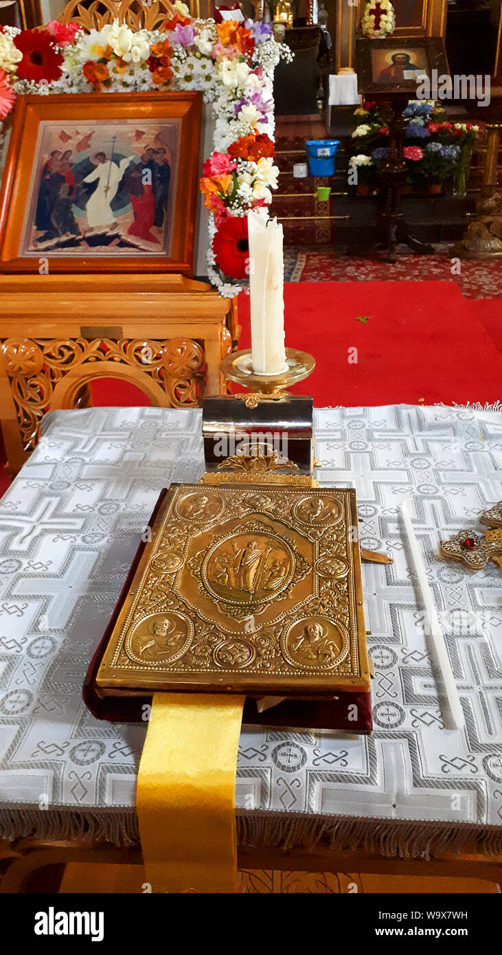 The Czech Orthodox church of St Cyril and St Methodius In Prague in the ...