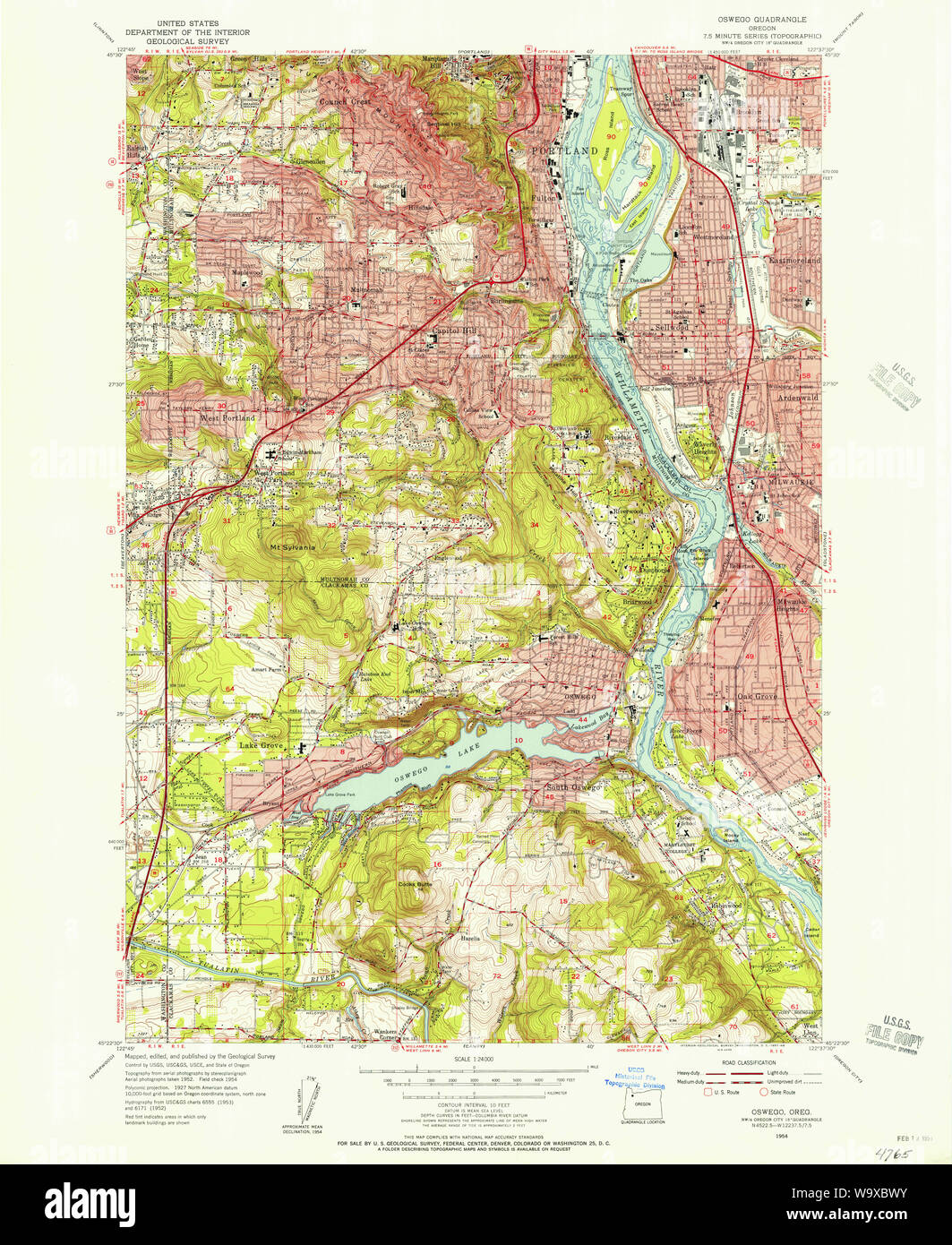 Map of oswego hi-res stock photography and images - Alamy