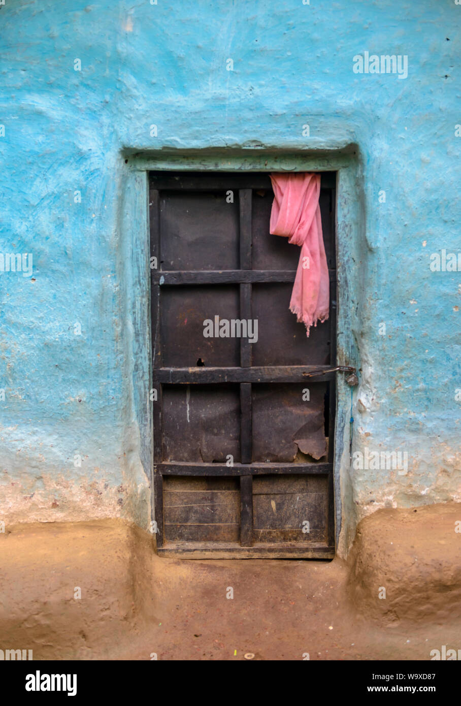 Rustic Village door in a village near Jagdalpur,Chhattisgarh,India,Asia ...