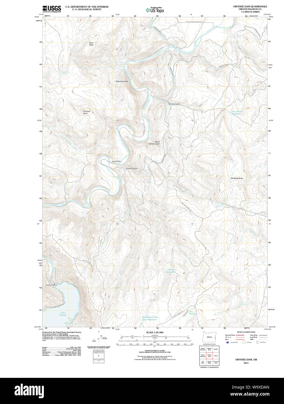 Owyhee dam hi-res stock photography and images - Alamy