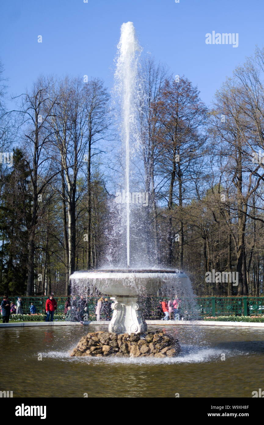 Peterhof palace fountain hi-res stock photography and images - Alamy