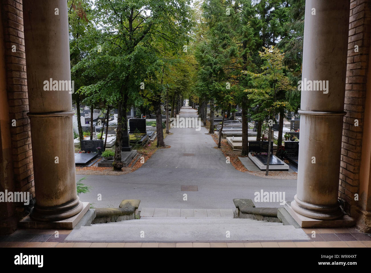 Zagreb. 13th Aug, 2019. Photo taken on Aug. 13, 2019 shows a view of ...