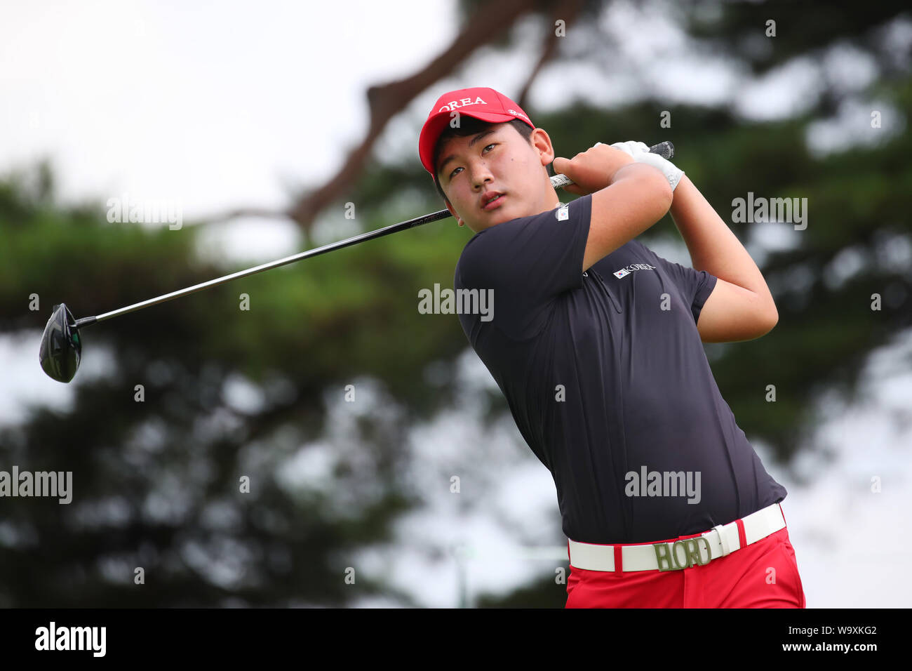 Kasumigaseki Country Club, Saitama, Japan. 14th Aug, 2019. Beom-jin Kim, AUGUST 14, 2019 - Golf ...