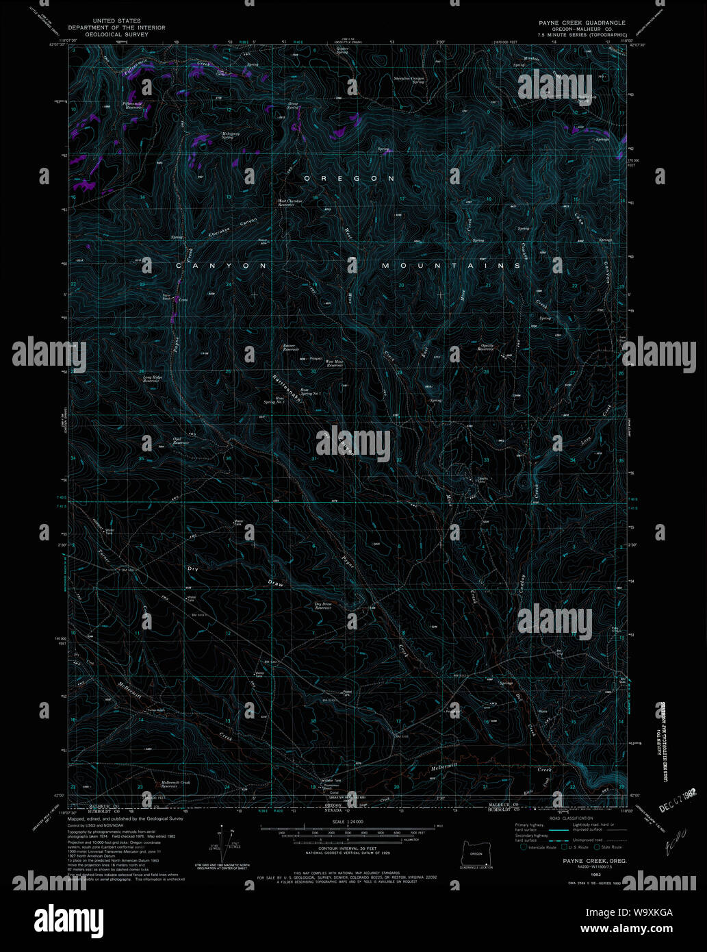 Map of payne hi-res stock photography and images - Alamy