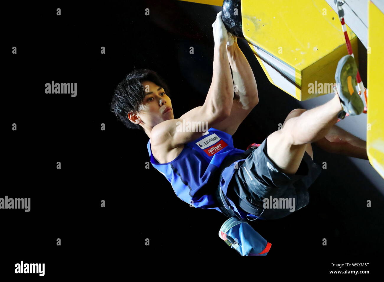 Tokyo, Japan. 15th Aug, 2019. Kai Harada (JPN) Sport Climbing : IFSC ...