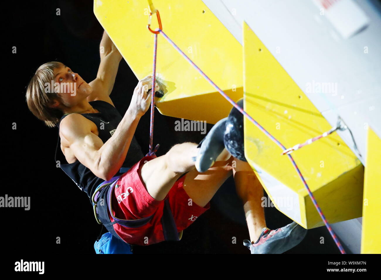 Tokyo, Japan. 15th Aug, 2019. Alexander Megos (GER) Sport Climbing ...