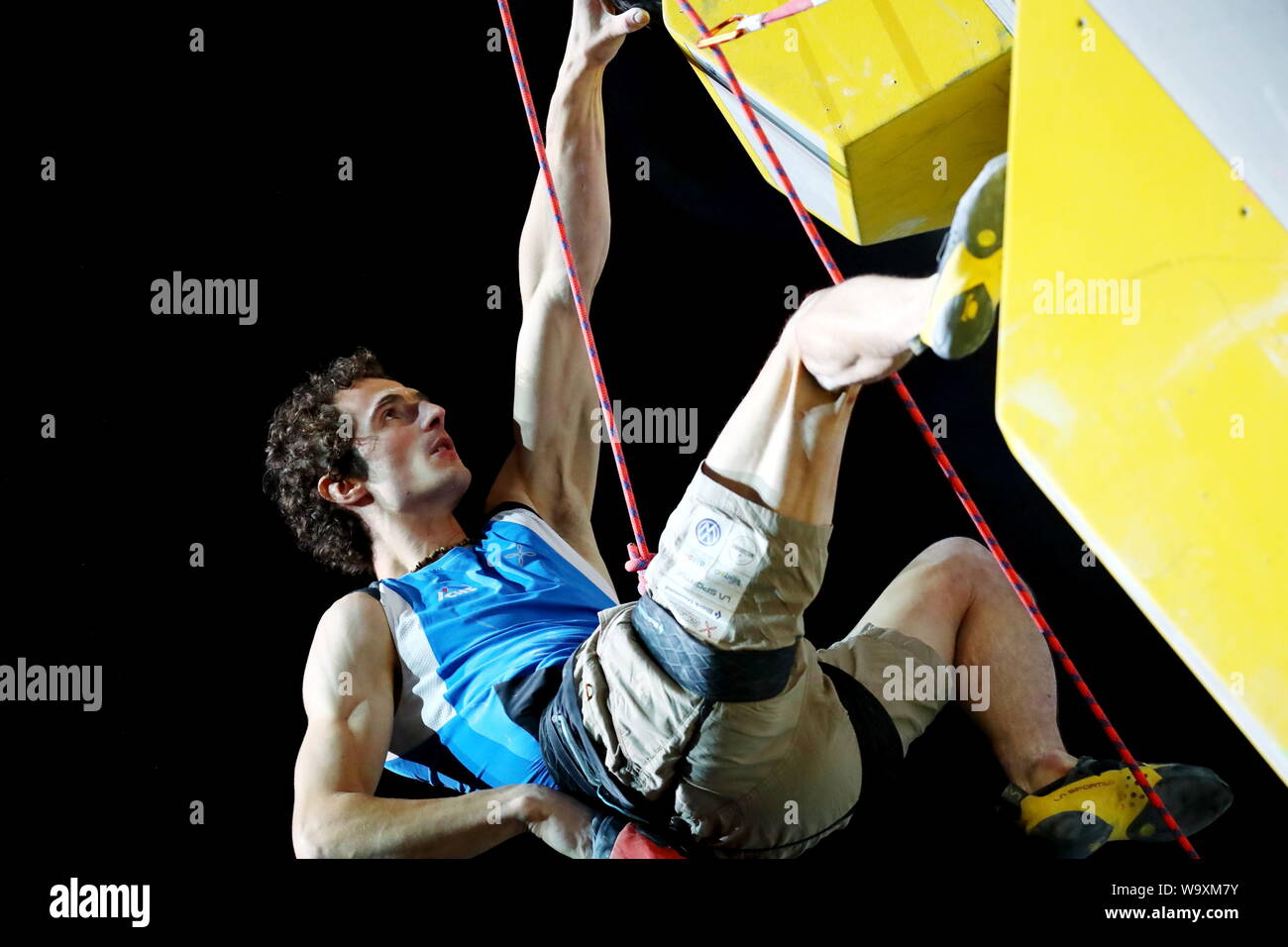 Tokyo, Japan. 15th Aug, 2019. Adam Ondra (CZE) Sport Climbing : IFSC ...