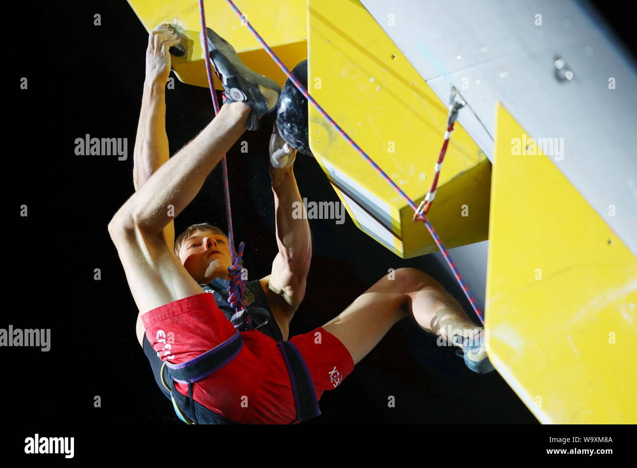 Tokyo, Japan. 15th Aug, 2019. Alexander Megos (GER) Sport Climbing ...