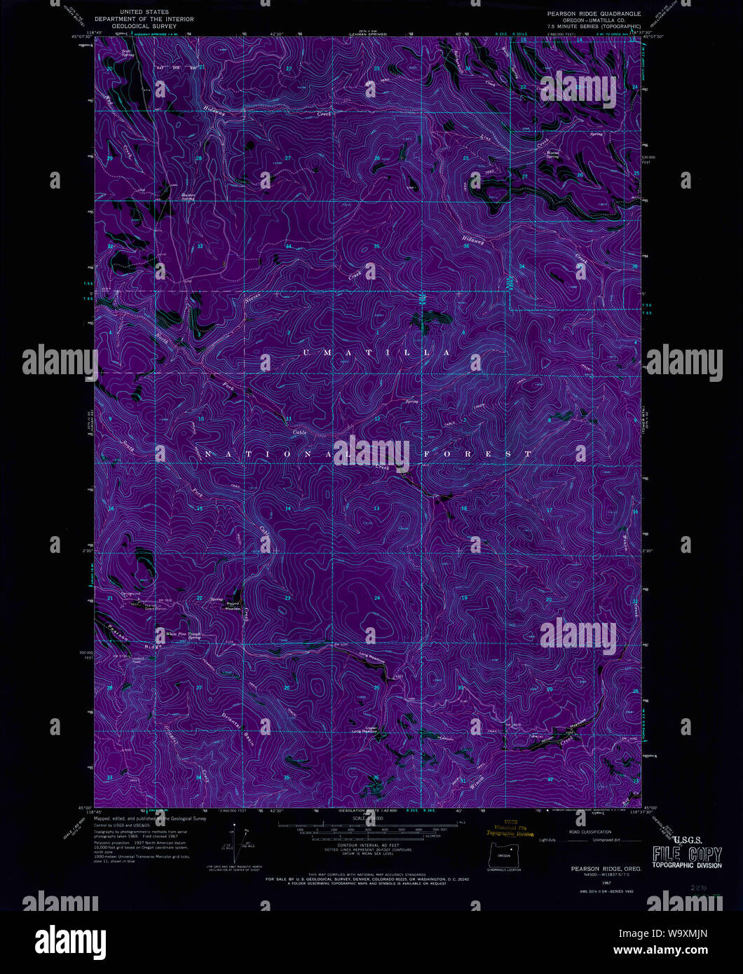 Map of pearson hi-res stock photography and images - Alamy