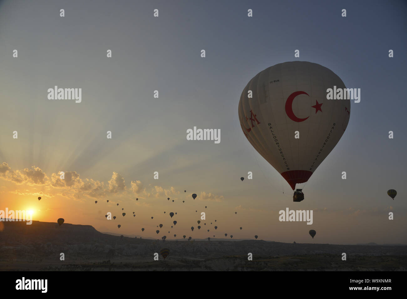 Fire balloon cappadocia hi-res stock photography and images - Alamy