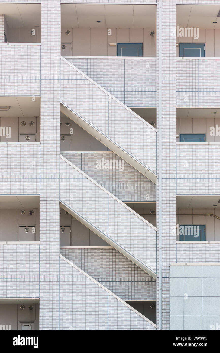 Stairwell fire escape in a modern building Stock Photo - Alamy