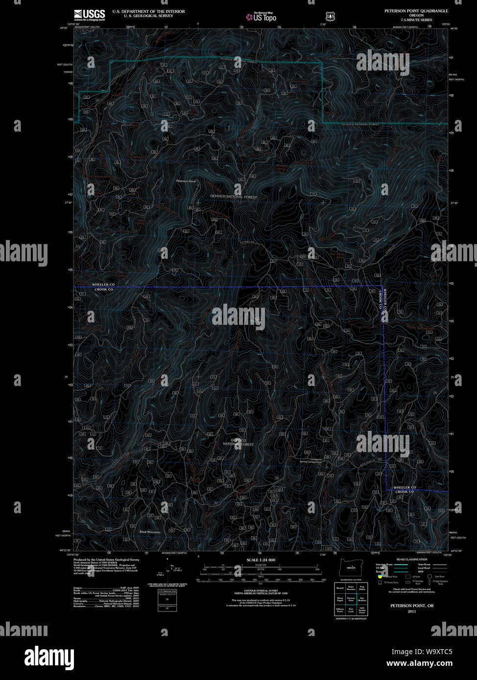 Peterson map hi-res stock photography and images - Alamy