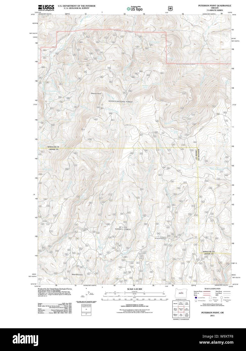 Peterson map hi-res stock photography and images - Alamy