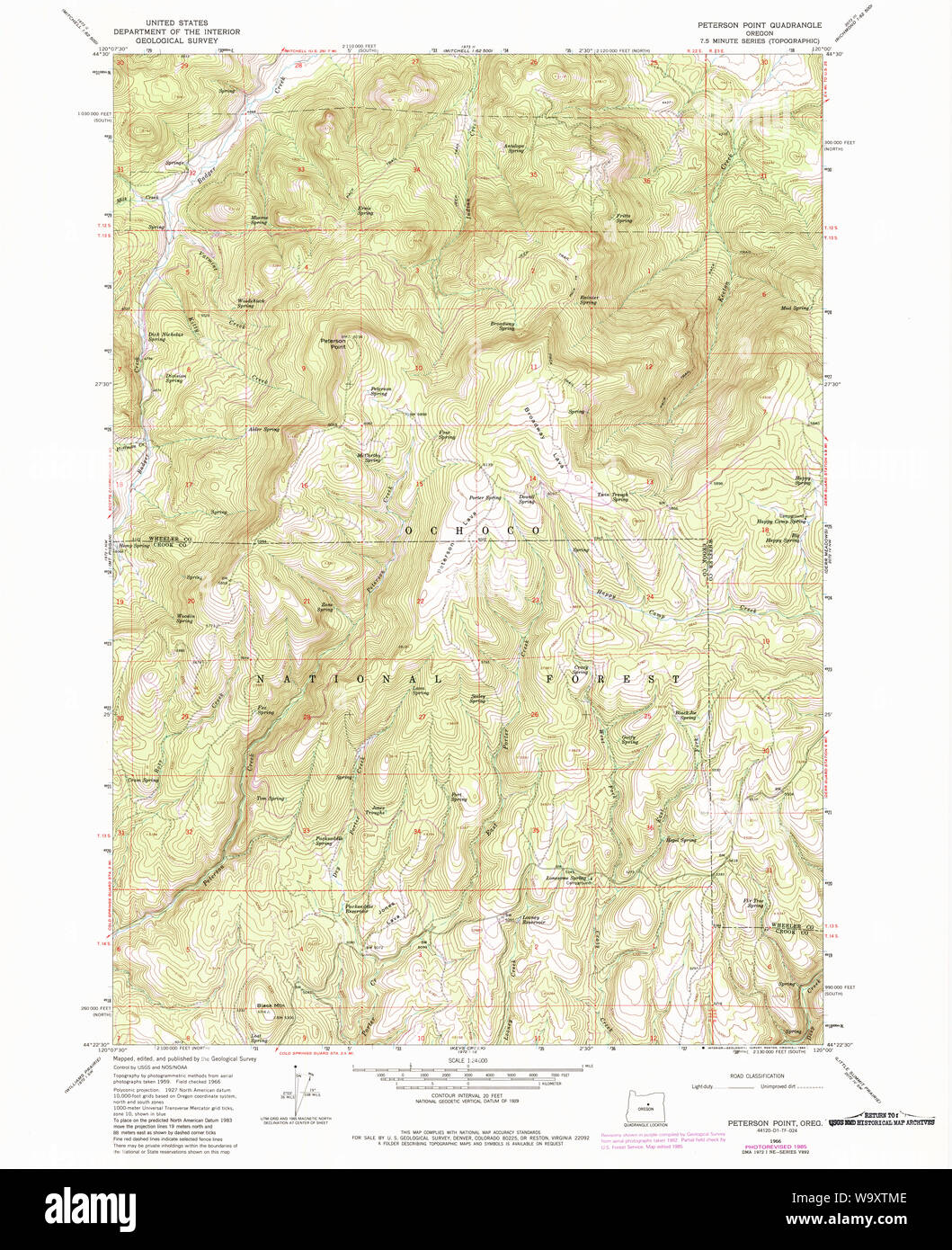 Peterson map hi-res stock photography and images - Alamy