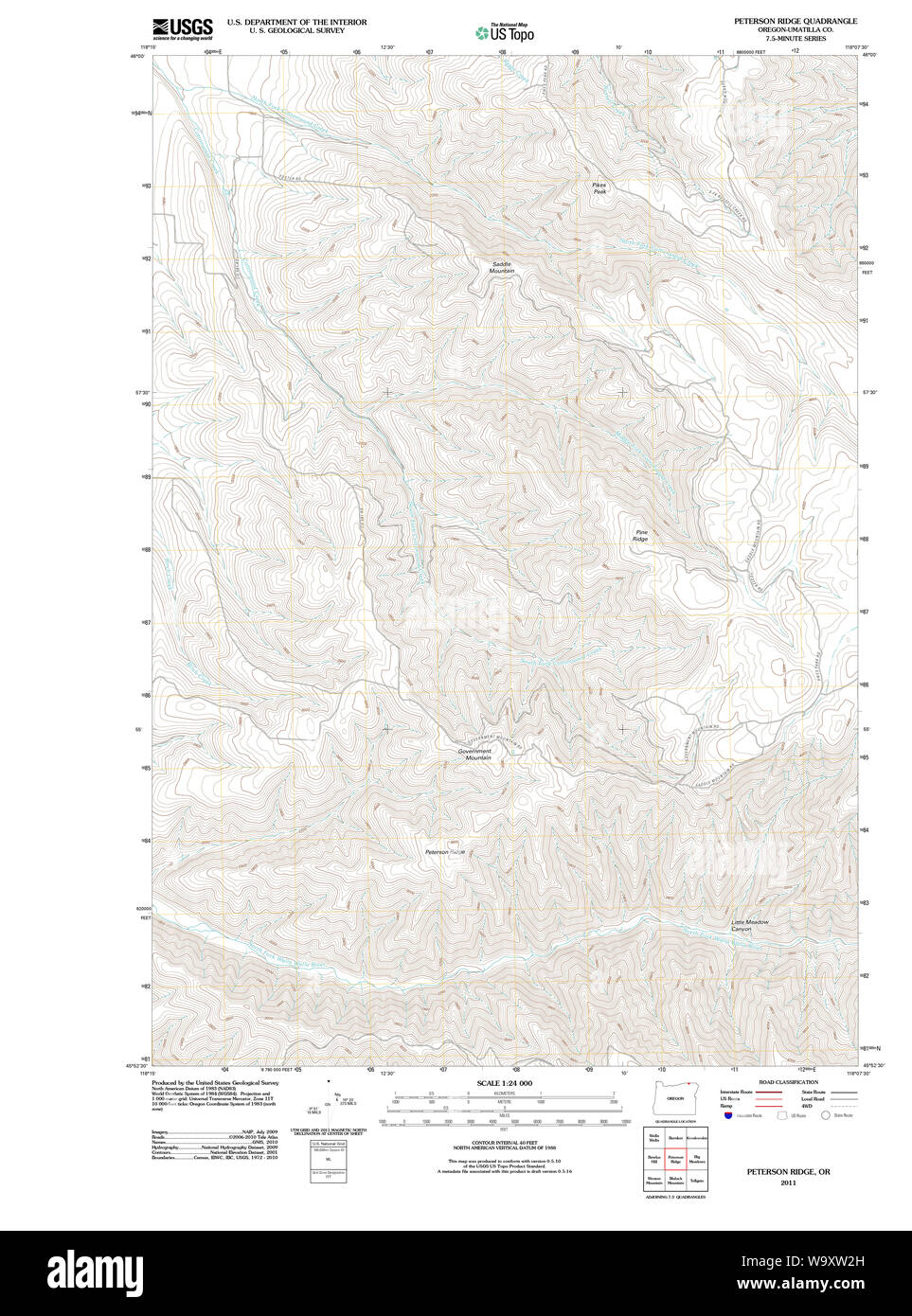 Peterson map hi-res stock photography and images - Alamy