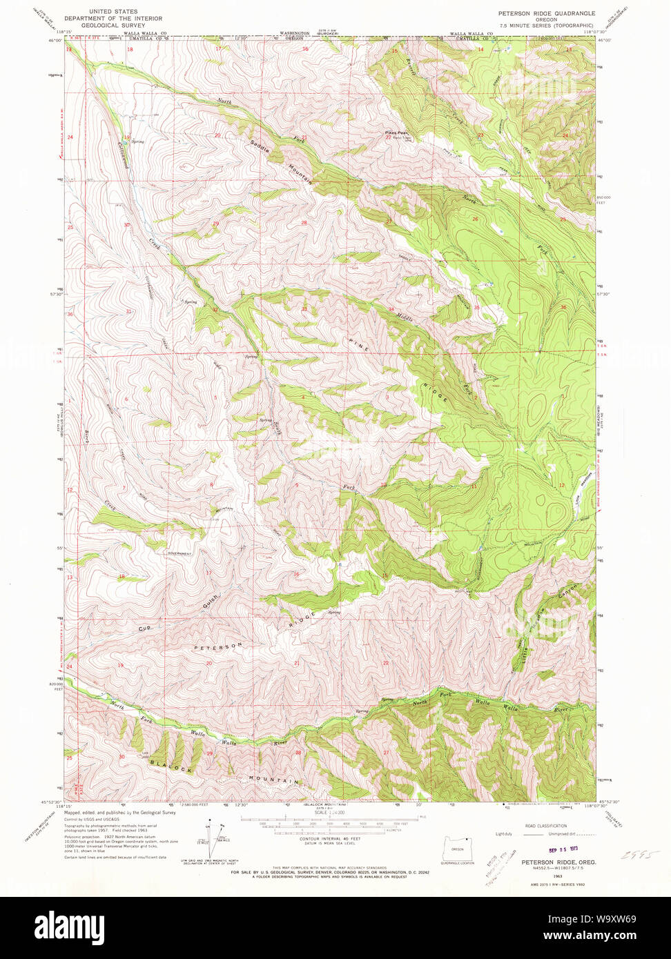 Peterson map hi-res stock photography and images - Alamy