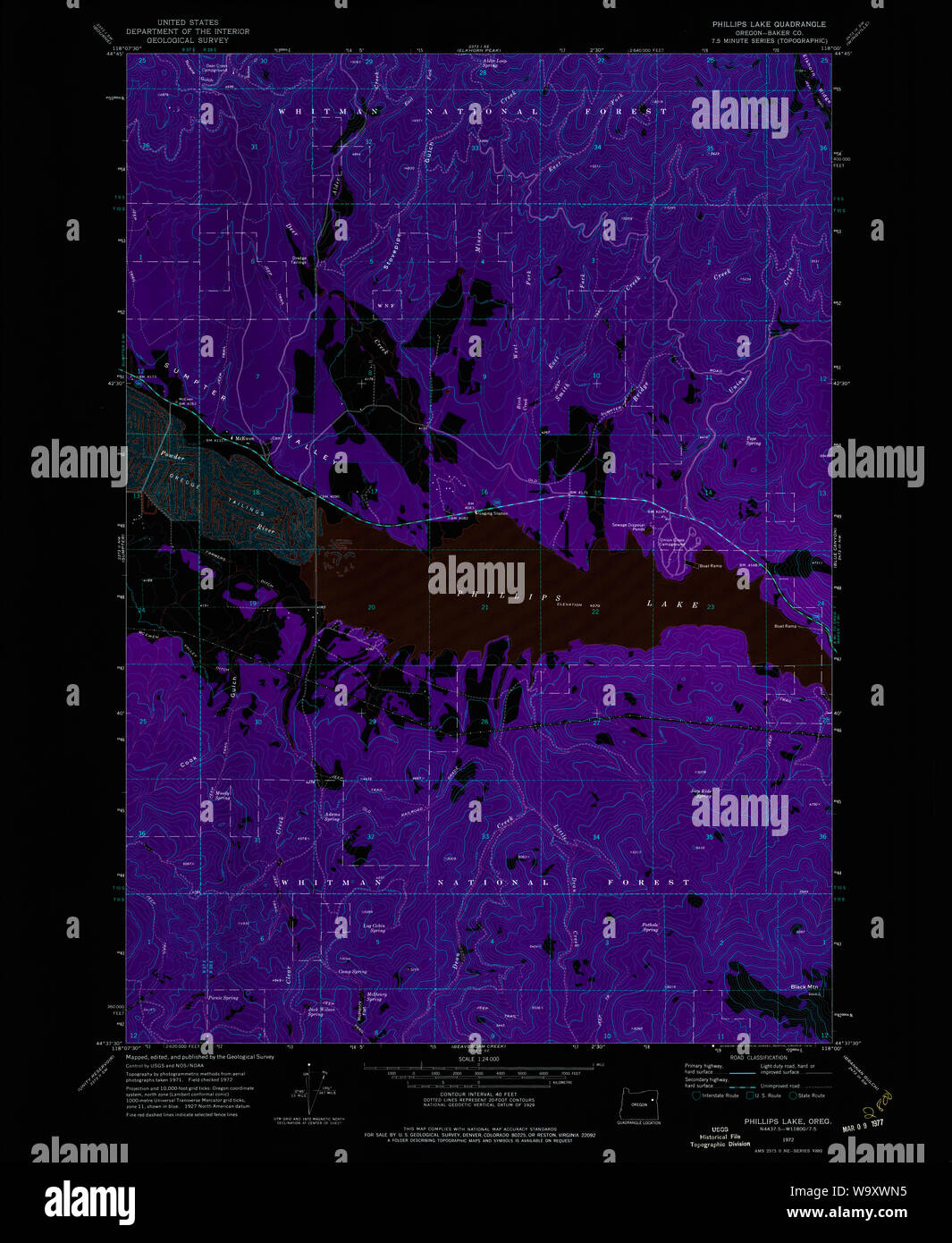 Map Of Phillips High Resolution Stock Photography and Images - Alamy