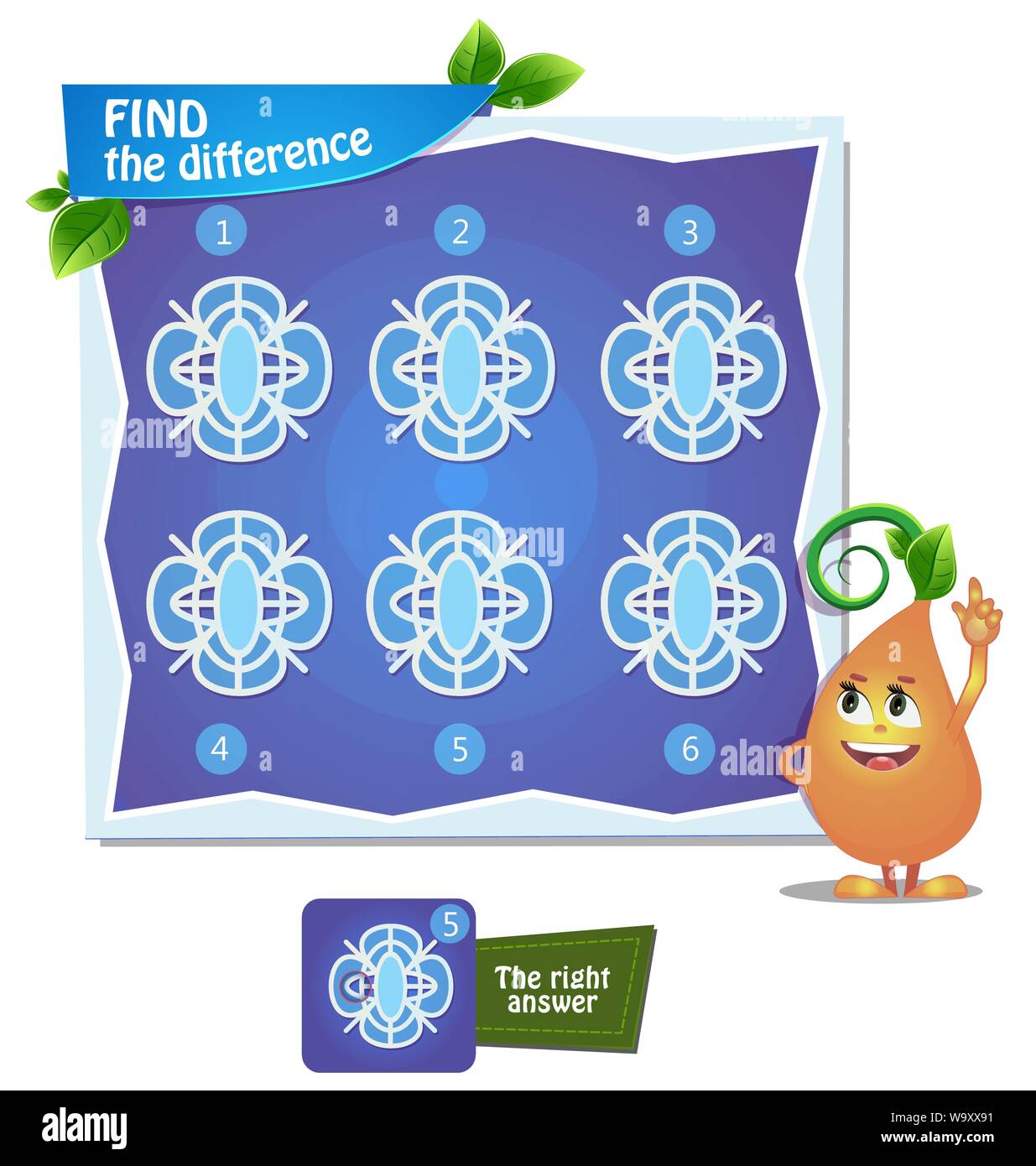 educational game for kids and adult. development of attention, iq. Task ...