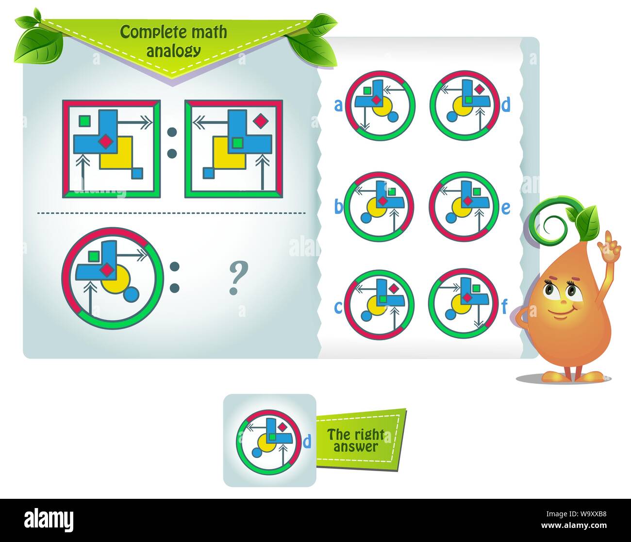 educational game for kids and adults development of logic, iq. Complete ...
