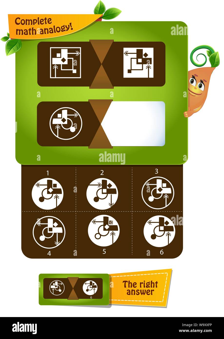 educational game for kids and adults development of logic, iq. Complete ...