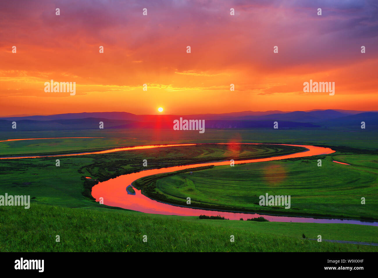 Hulunbuir prairie river hi-res stock photography and images - Alamy