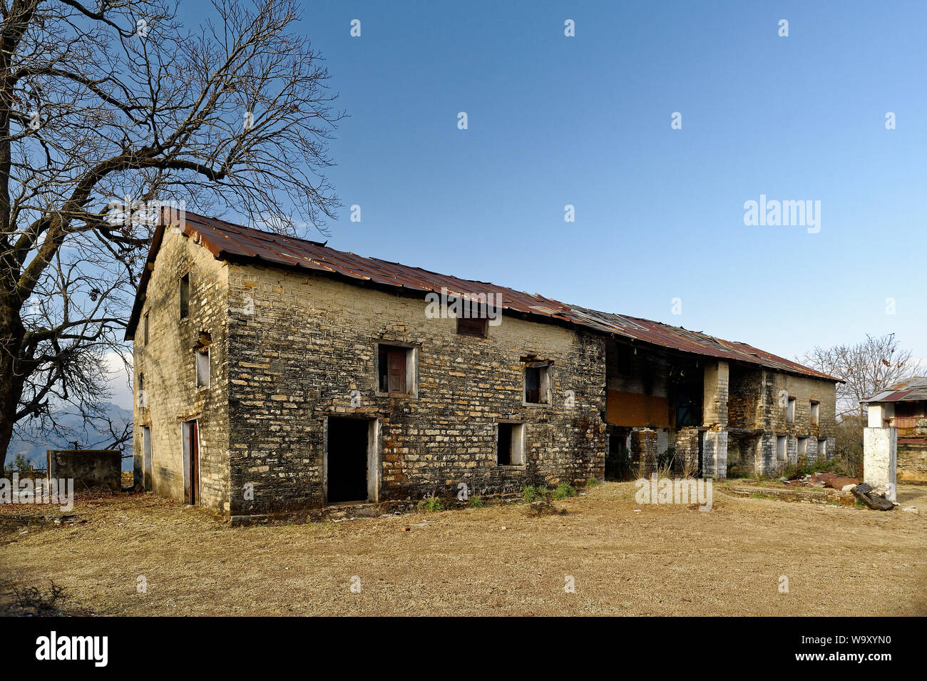 Old abandoned Tea factory Stock Photo - Alamy