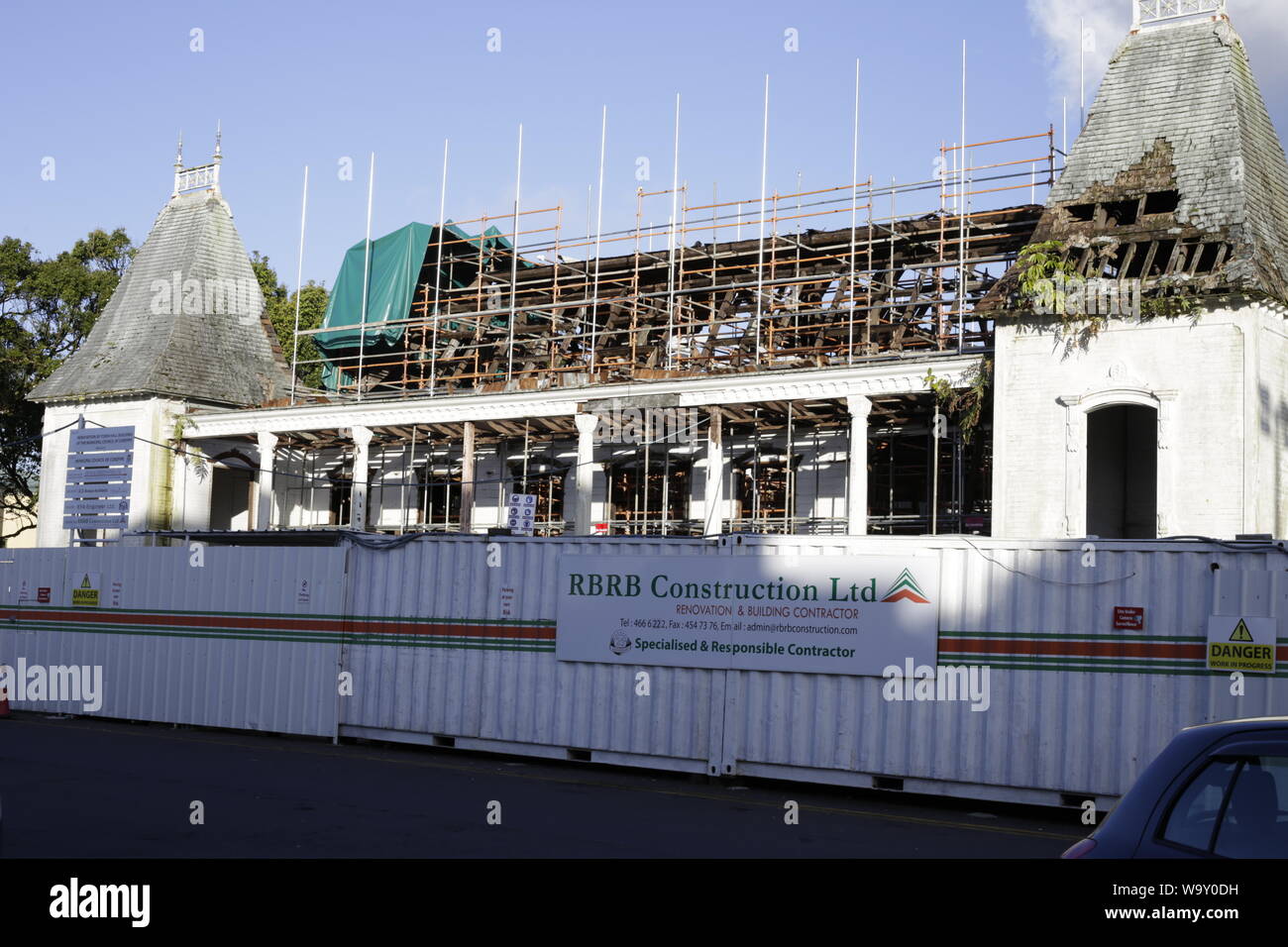 Curepipe: RBRB construction redonnera vie à l’hôtel de ville Stock ...