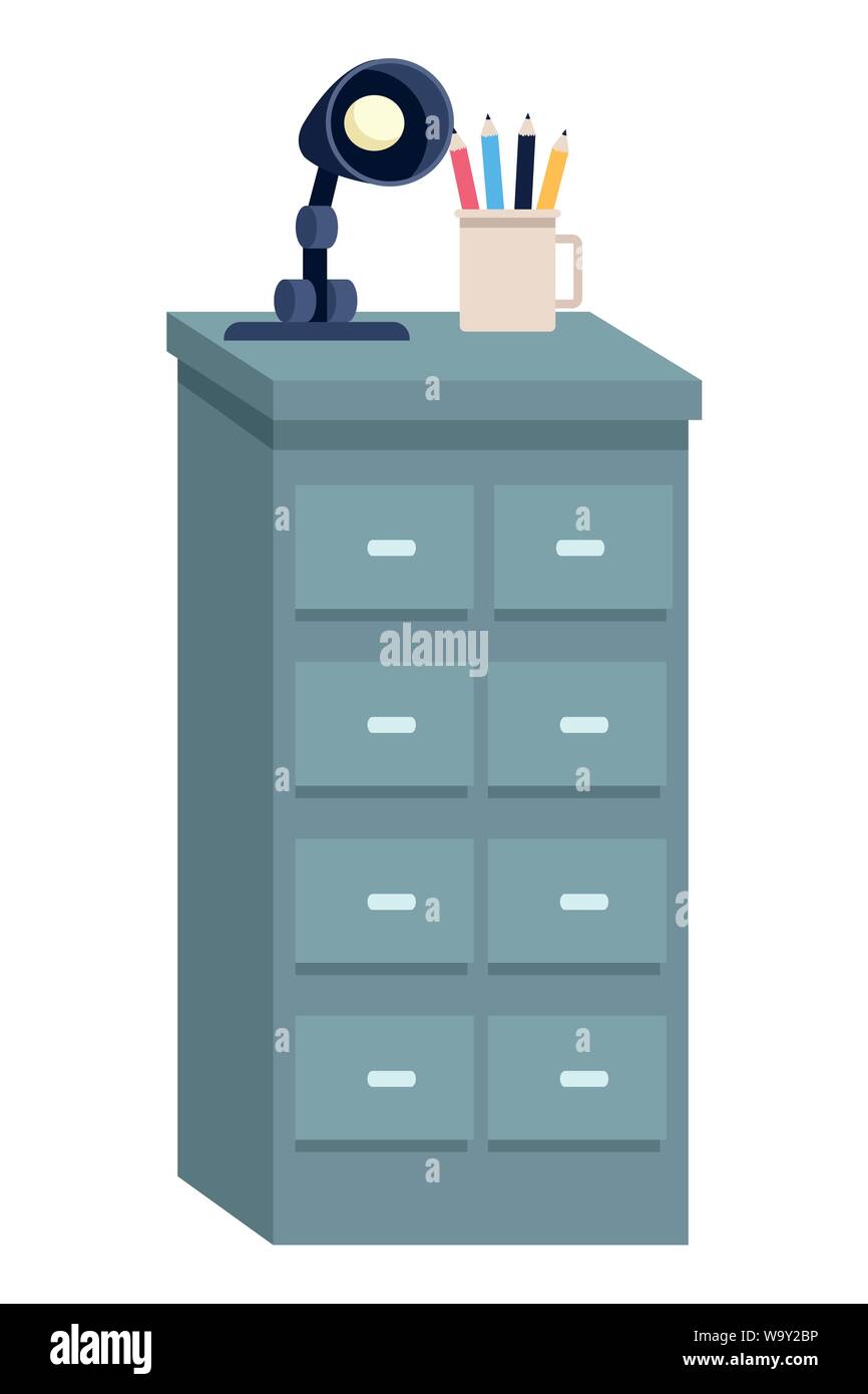 Office and workplace elements cartoons Stock Vector Image & Art - Alamy