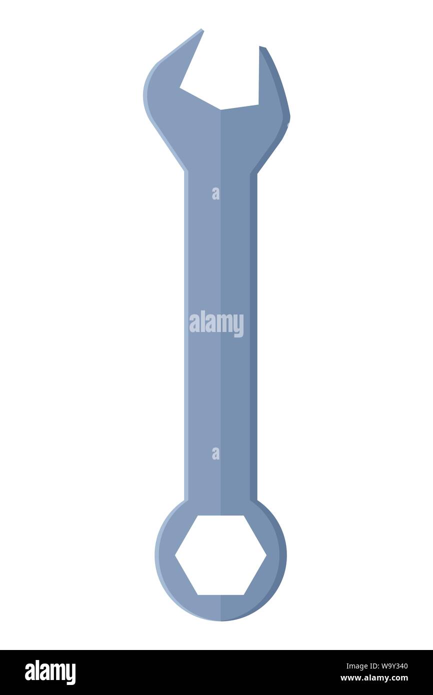 Wrench construction tool symbol isolated Stock Vector Image & Art - Alamy