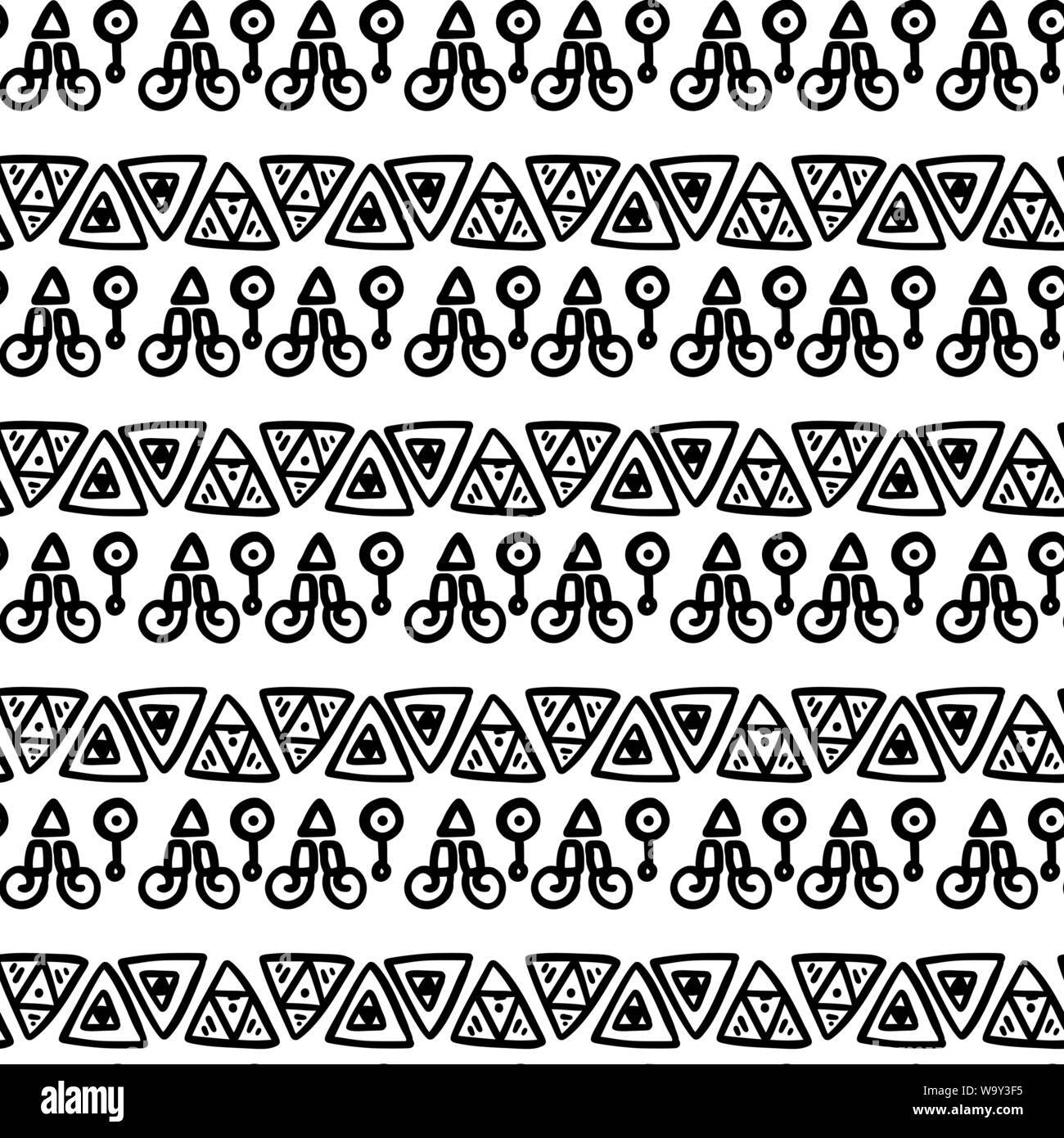 Simple Aztec Patterns To Draw