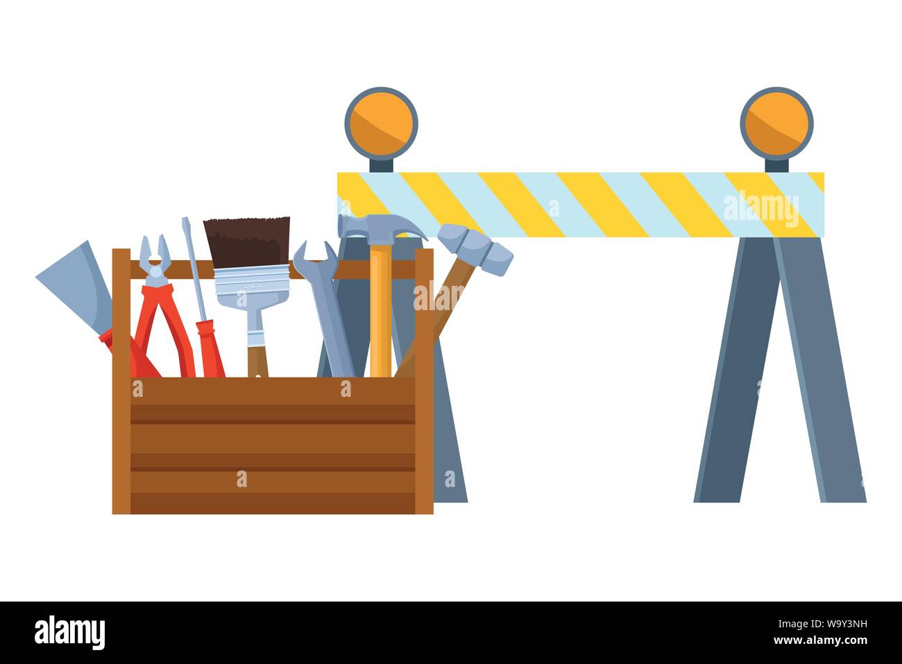Construction tools and equipment cartoons Stock Vector Image & Art - Alamy
