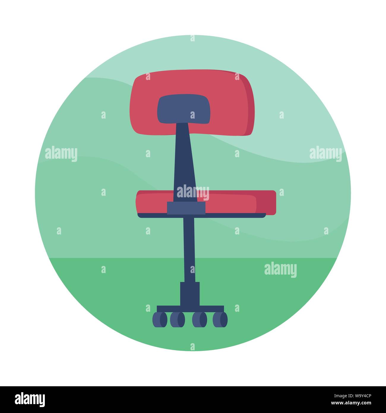 Office chair with wheels cartoon Stock Vector Image & Art - Alamy