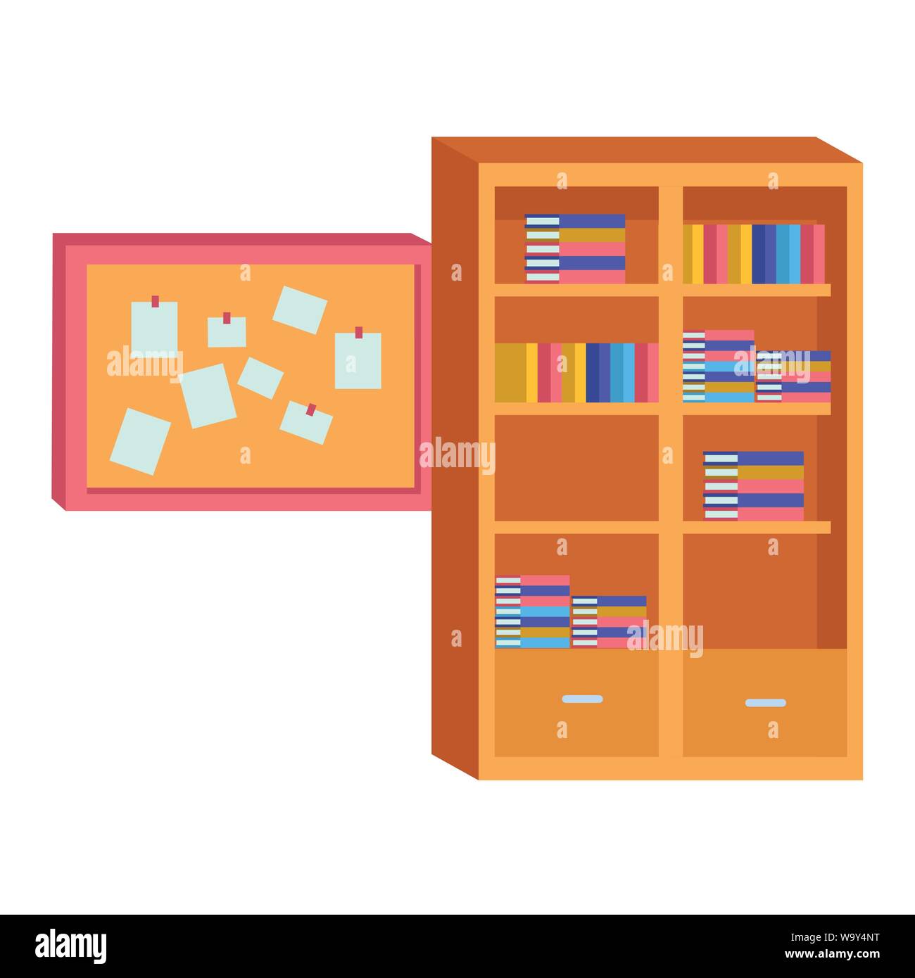 Office and workplace elements cartoons Stock Vector Image & Art - Alamy