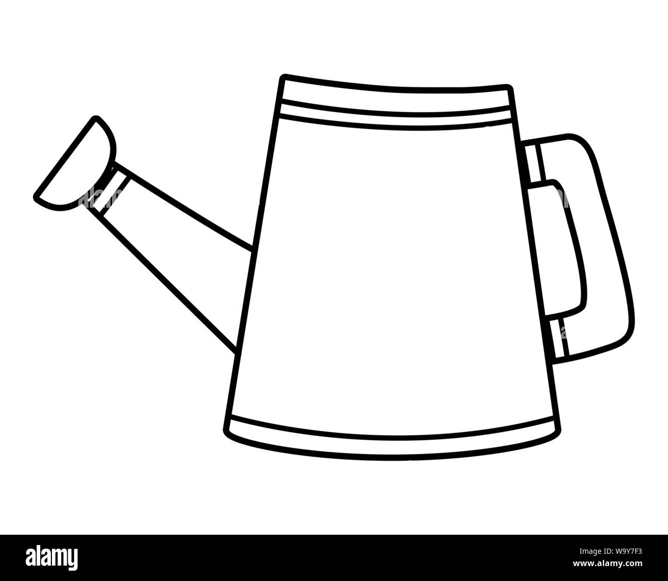 Watering can design, Garden summer spring nature home and floral theme ...