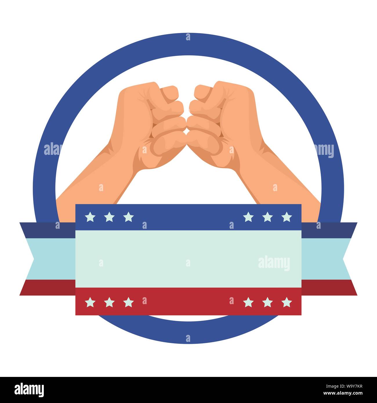 Hands clenched fist greeting cartoon Stock Vector Image & Art - Alamy