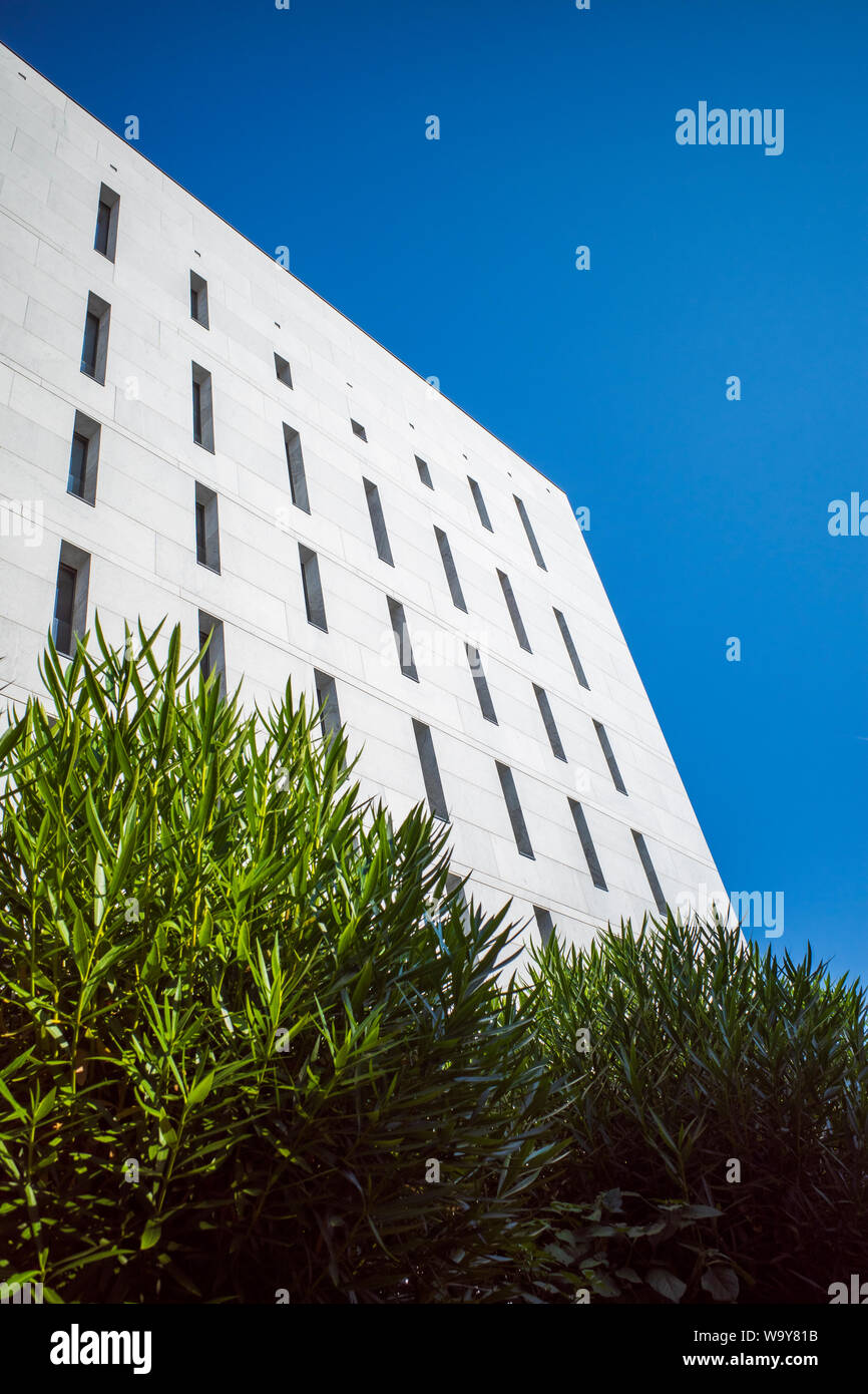 modern building with blue sky Stock Photo - Alamy