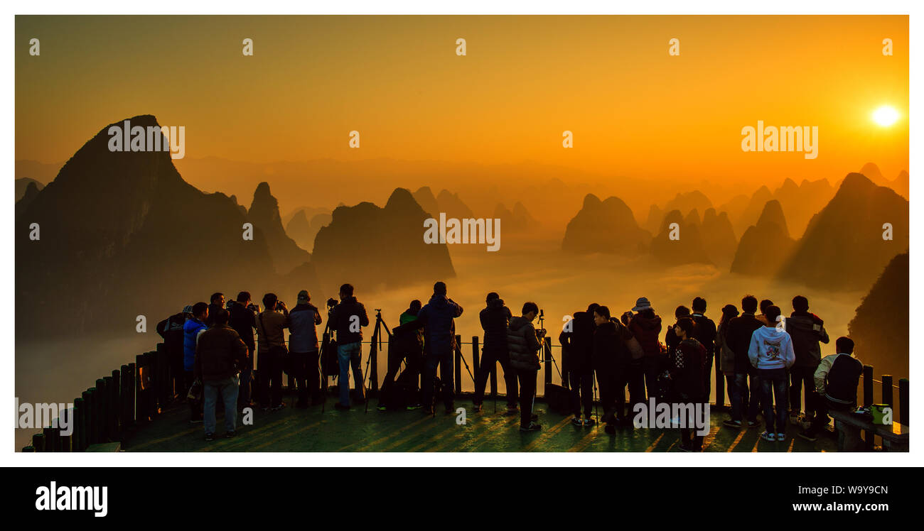 Morning in hill Cut Out Stock Images & Pictures - Alamy