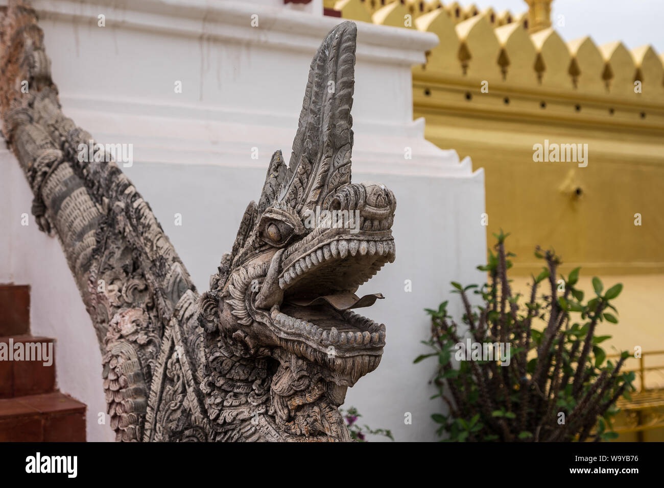 Wat Pha That Luang Temple in Vientiane, Laos Stock Photo - Alamy