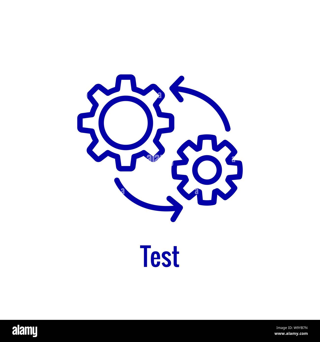 DevOps Icon - Dev Ops Icon Showing an part of the process Stock Vector ...