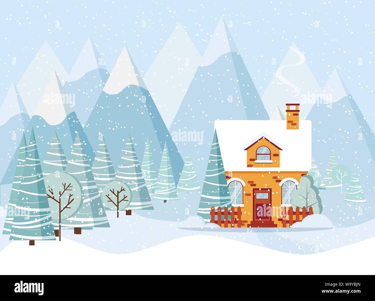 Christmas hill climb Stock Vector Images - Alamy