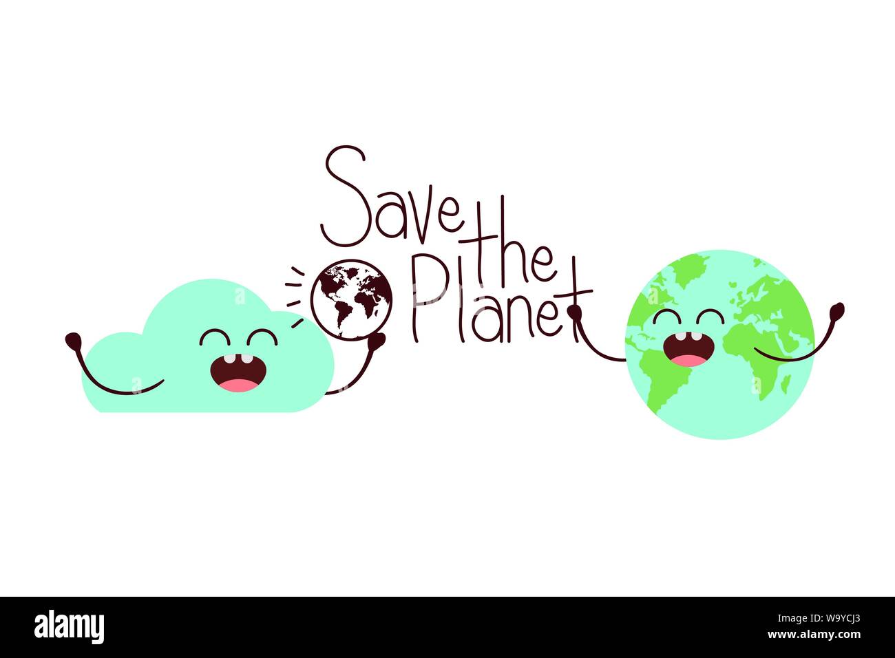 save the planet label icon Stock Vector Image & Art - Alamy
