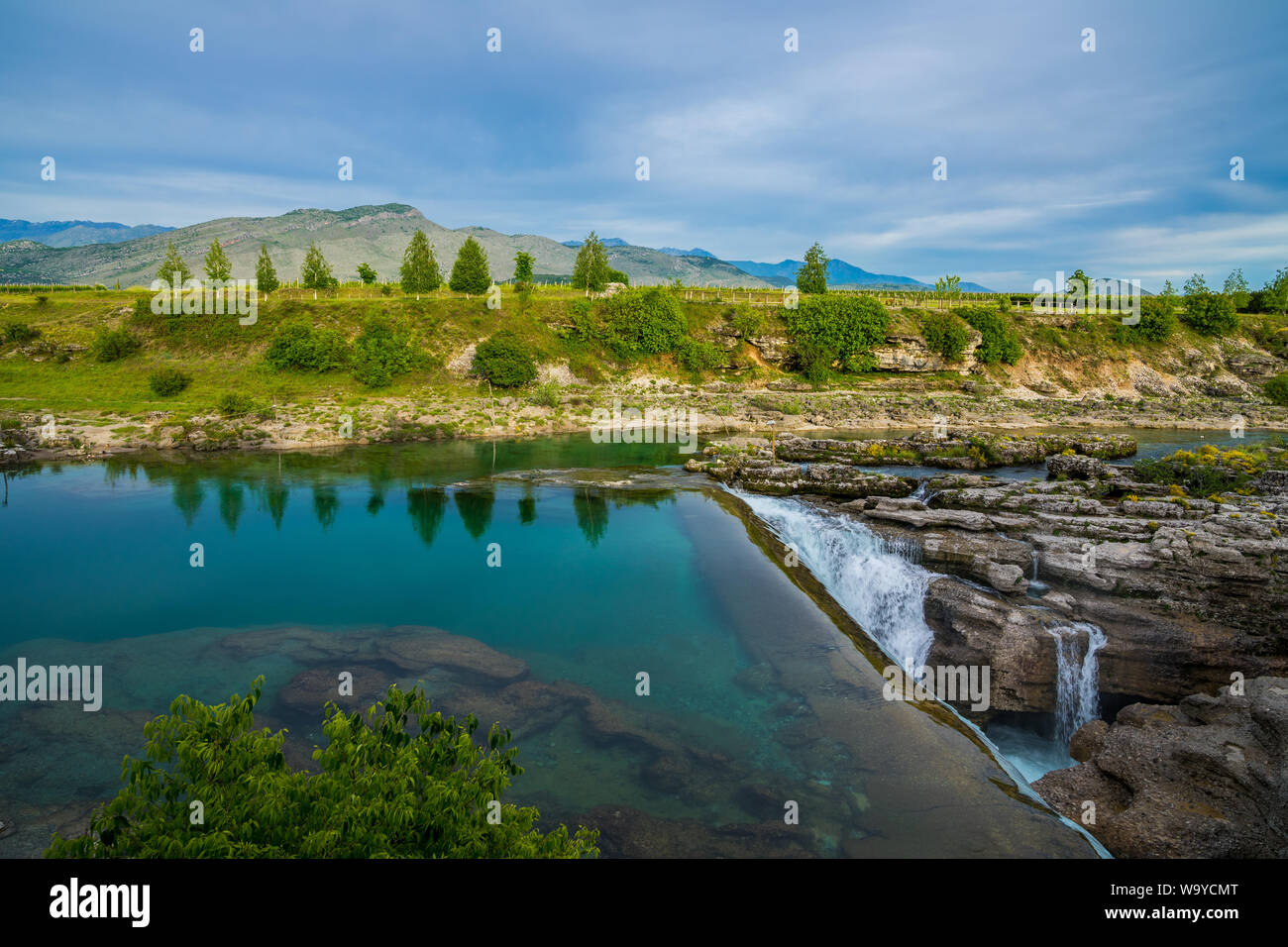 Montenegro, Famous waterfall niagara falls near podgorica in beautiful ...