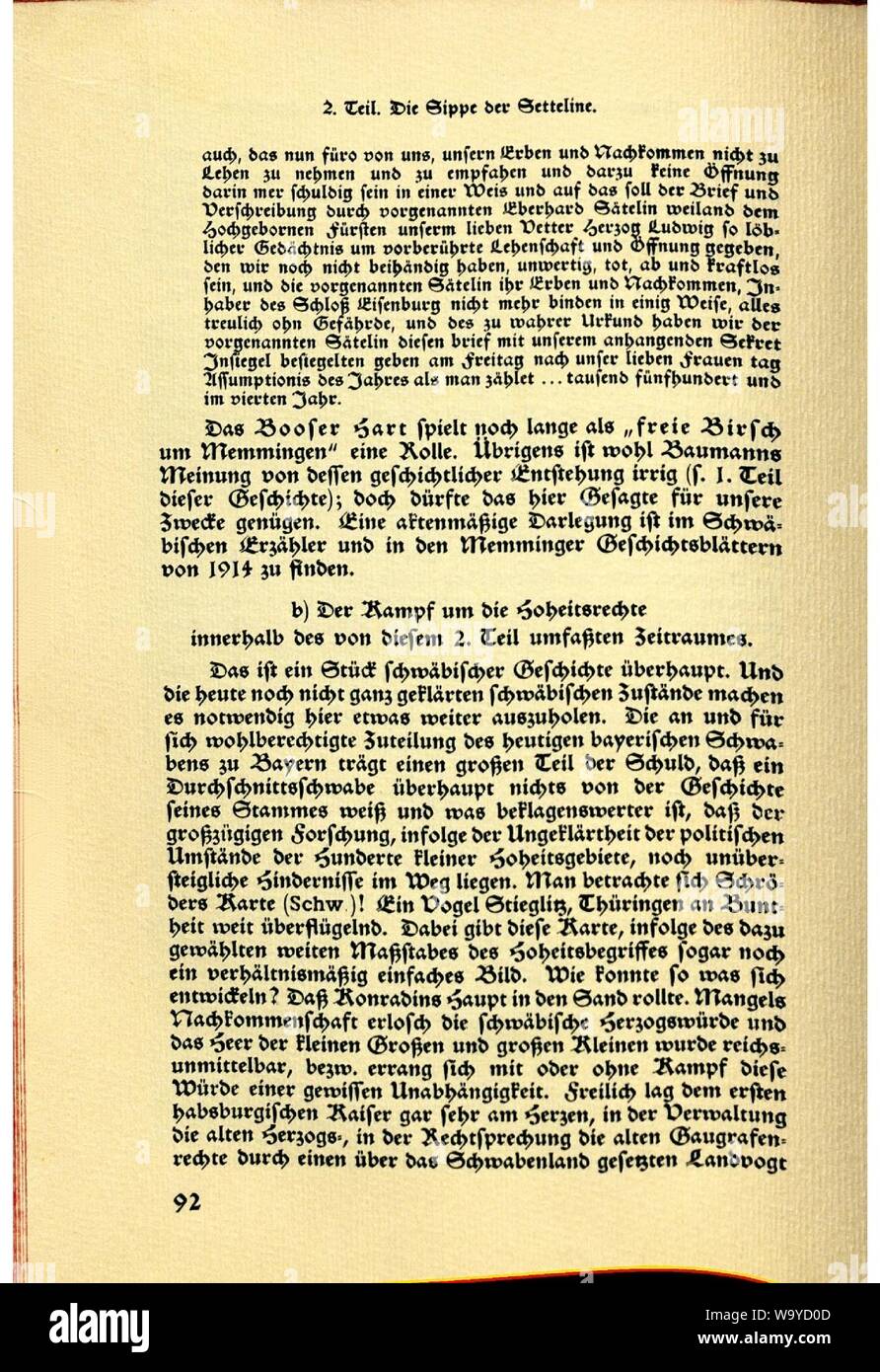 Die Geschichte der Herrschaft Eisenburg Ludwig Mayr 126 Stock Photo - Alamy