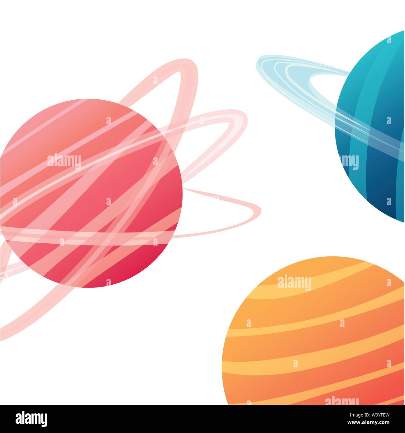 planet of the solar system isolated icon vector illustration Stock ...