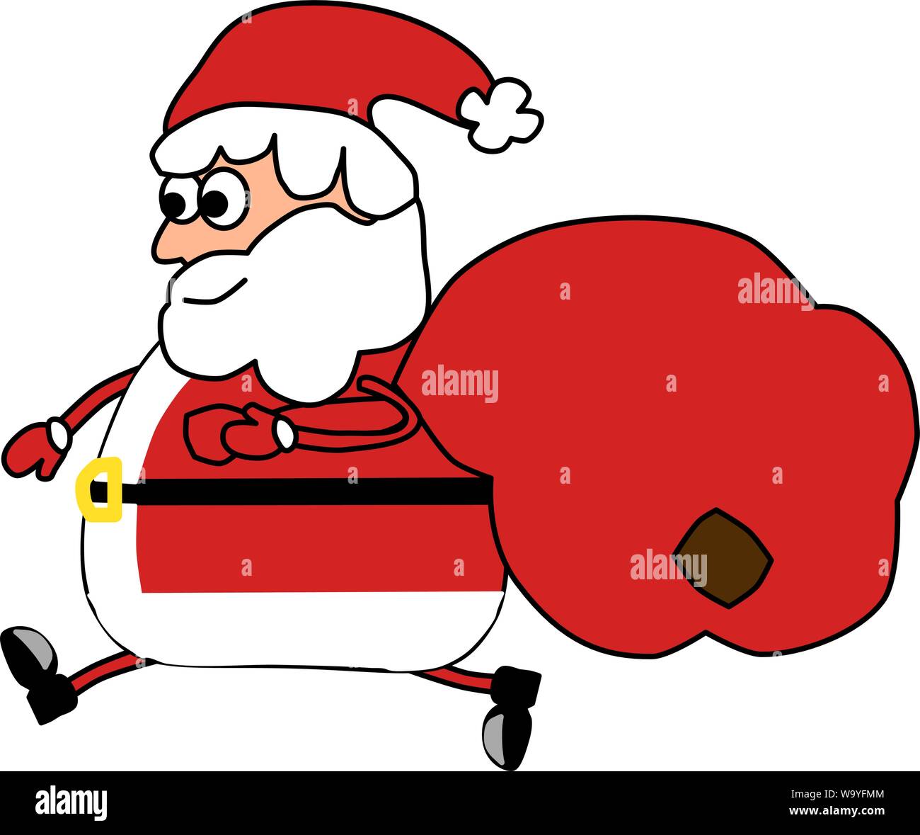 Animation happy holiday new year Cut Out Stock Images & Pictures - Alamy