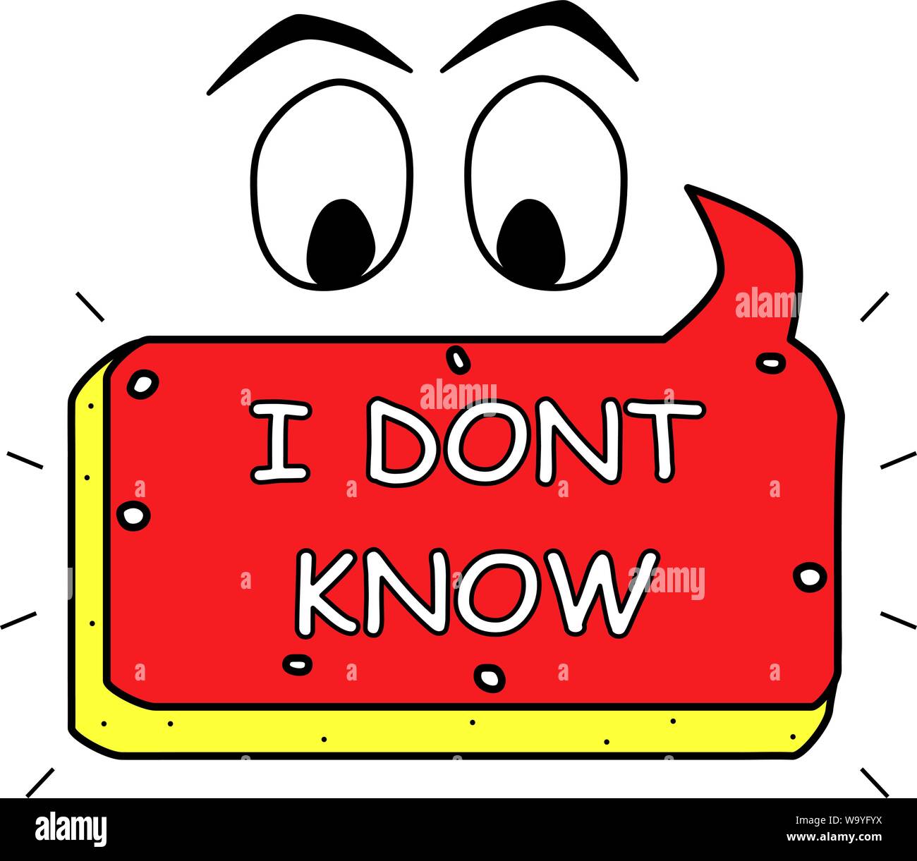 Banner i dont want Cut Out Stock Images & Pictures - Alamy