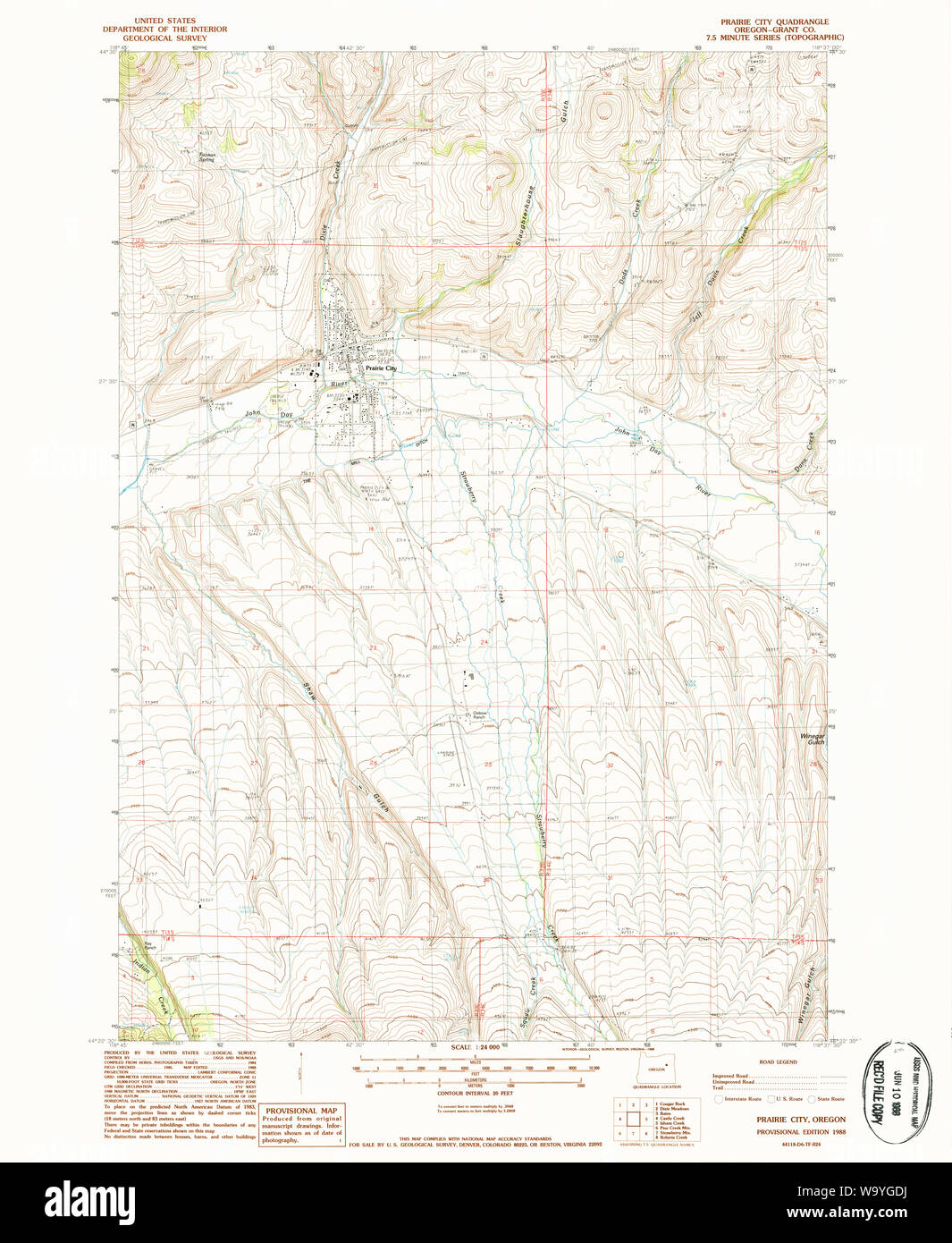 Prairie city map hi-res stock photography and images - Alamy