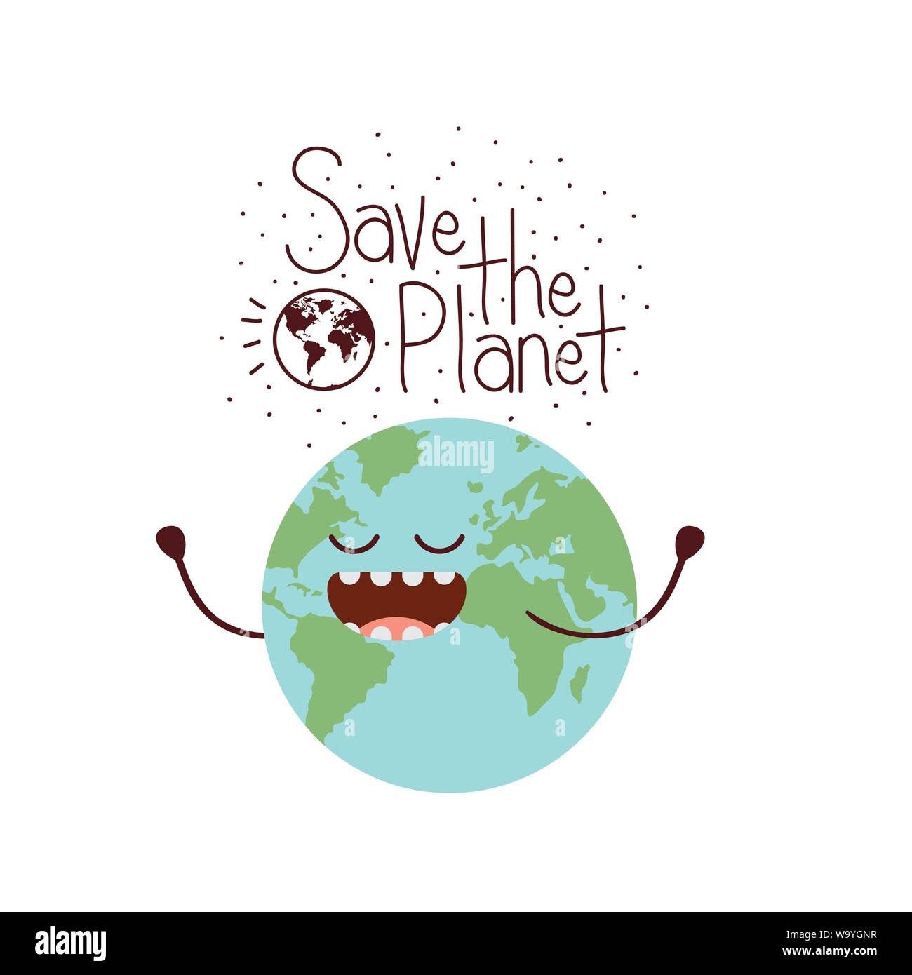 save the planet label icon Stock Vector Image & Art - Alamy