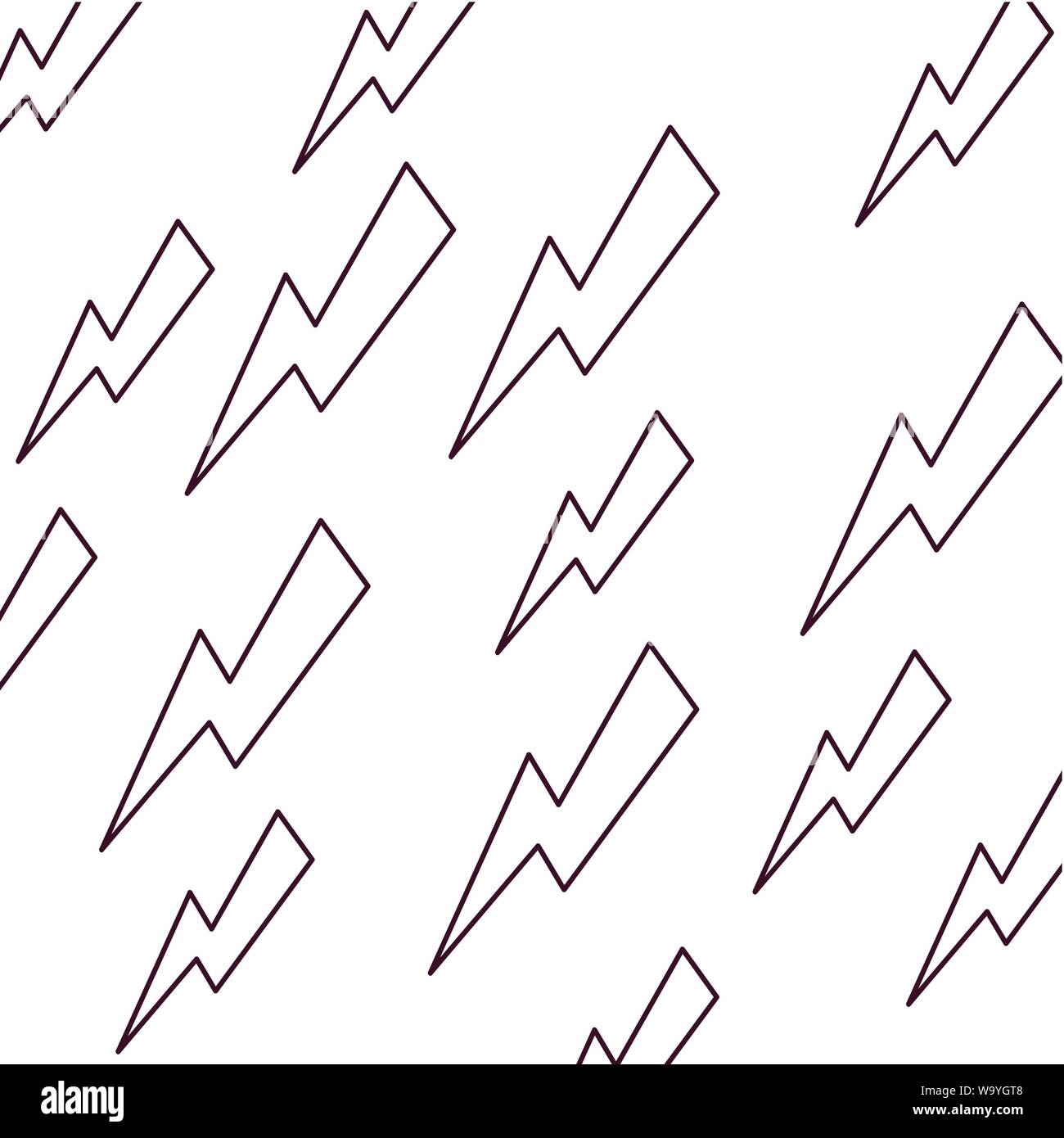 pattern of thunder golden isolated icon Stock Vector Image & Art - Alamy